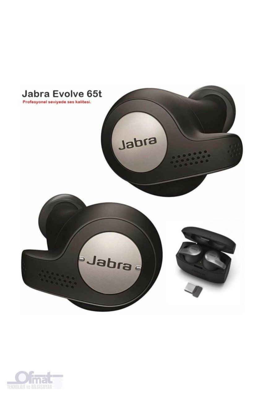 JABRA EVOLVE 65T LINK 370 MS TITANIUM BLUETOOTH KULAKLIK