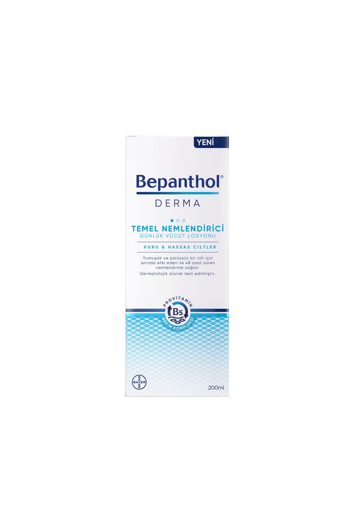 Bepanthol Derma Temel Nemlendirici Günlük Vücut Losyonu 200 ml Bepanthol Derma Temel Nemlendirici Günlük Vücut Losyonu 200 ml