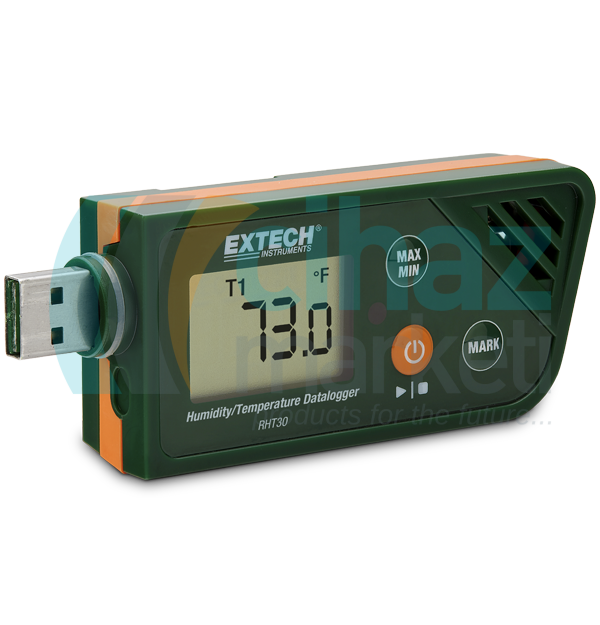 Extech RHT30 USB Sıcaklık ve Nem Kayıt Cihazı Extech RHT30 USB Sıcaklık ve Nem Kayıt Cihazı