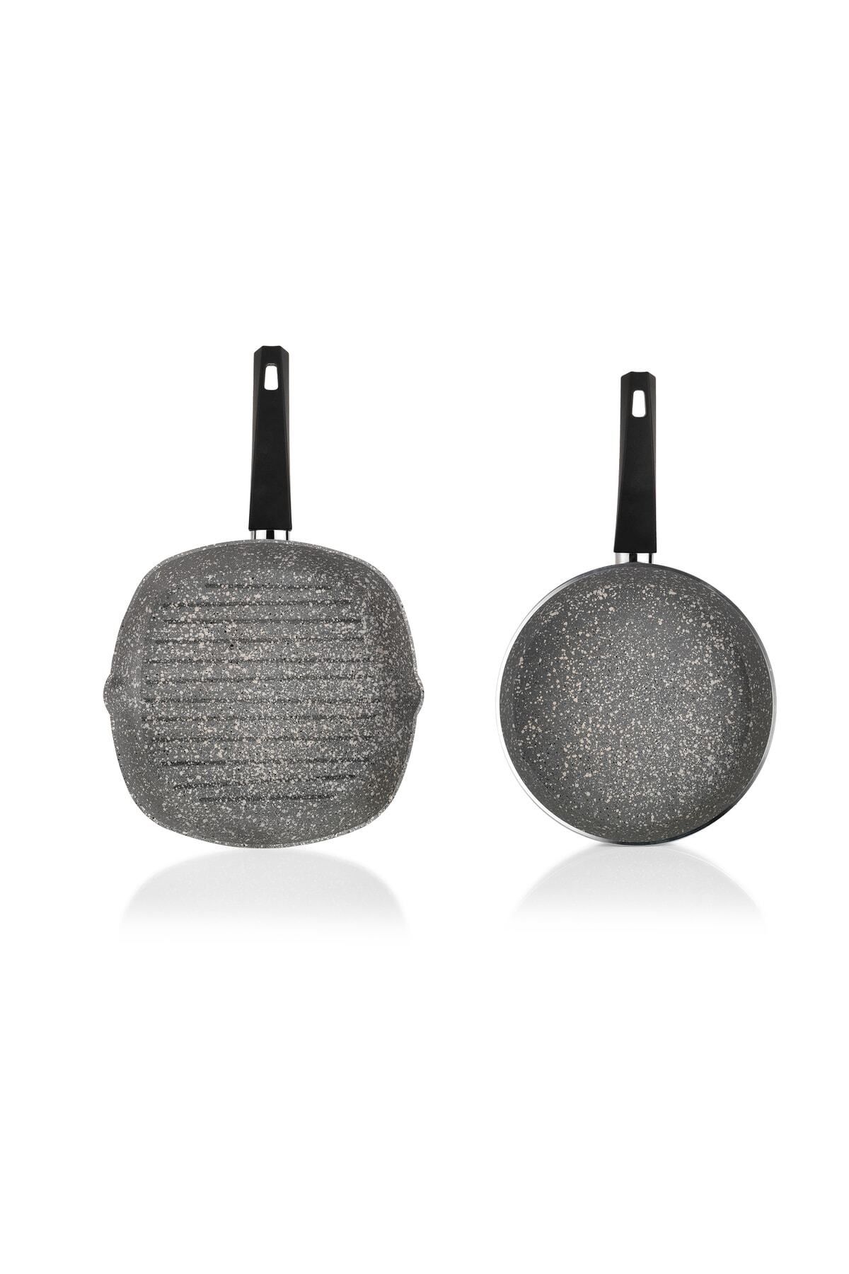 Eternal Grill Tava 28cm+tava 26cm-gri