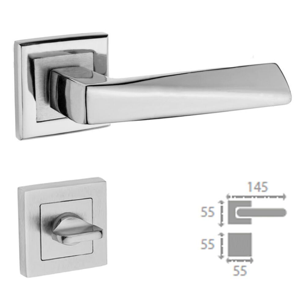 PİRAMİT NİKEL SATEN KAPI KOLU KARE