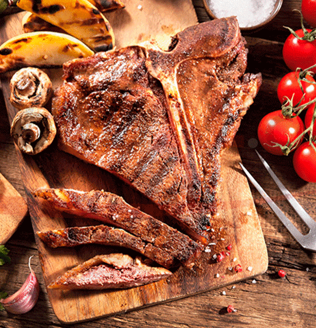 T-Bone Steak Prime , BMS 2, Grade Quality A2 (450-500 Gr) - Dilek Gurme ...