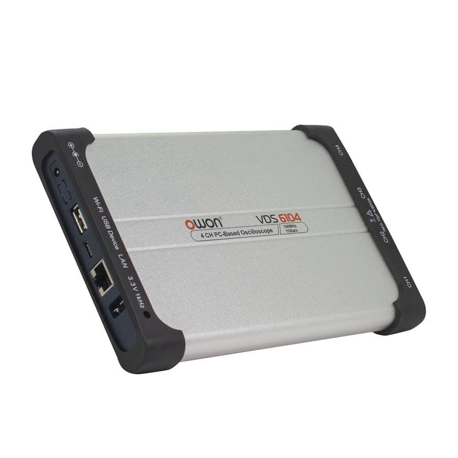 OWON VDS6104 Sanal PC Osiloskop 100 MHz 4 Ch.