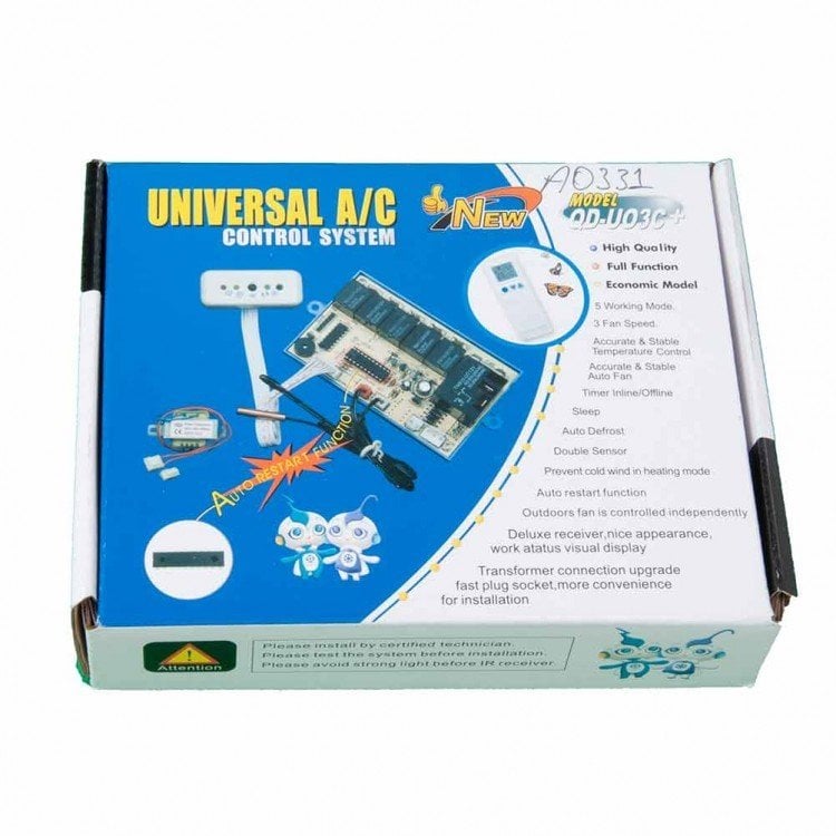 Klima Akıllı Kart ve Kumanda Seti QD-U03C+ Klima Akıllı Kart ve Kumanda Seti QD-U03C+
