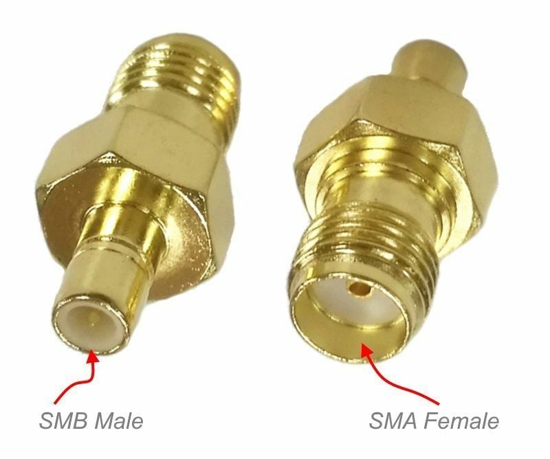 SMA female to SMB male Adapter