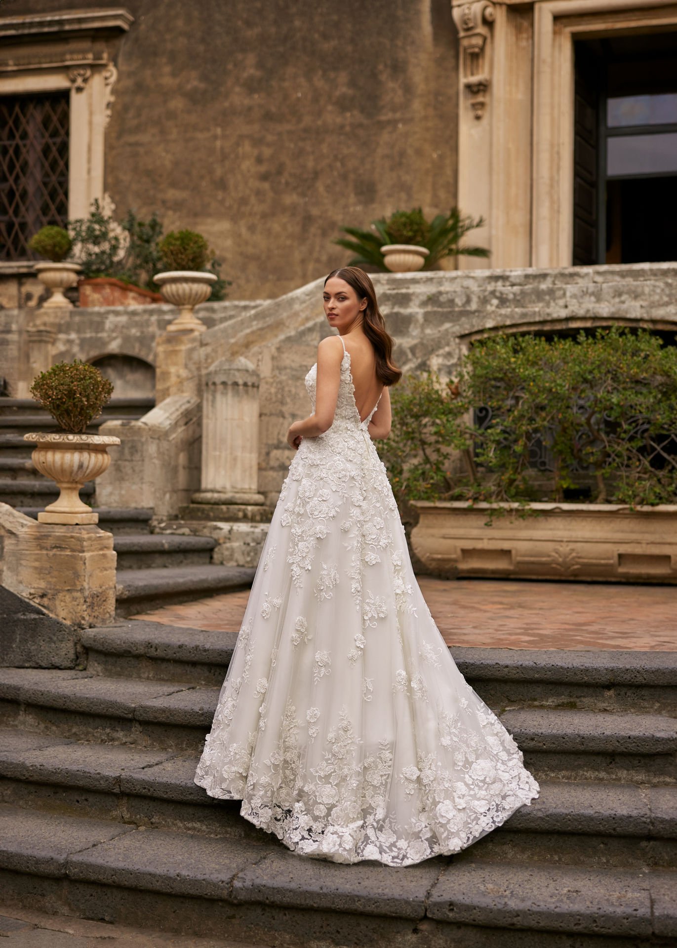 Rope Strap, Low-cut, Three-dimensional Lace, Low-cut Back, A-Line ...