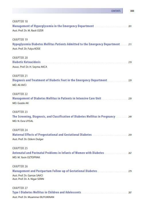 Current Perspective on Diabetes Mellitus i