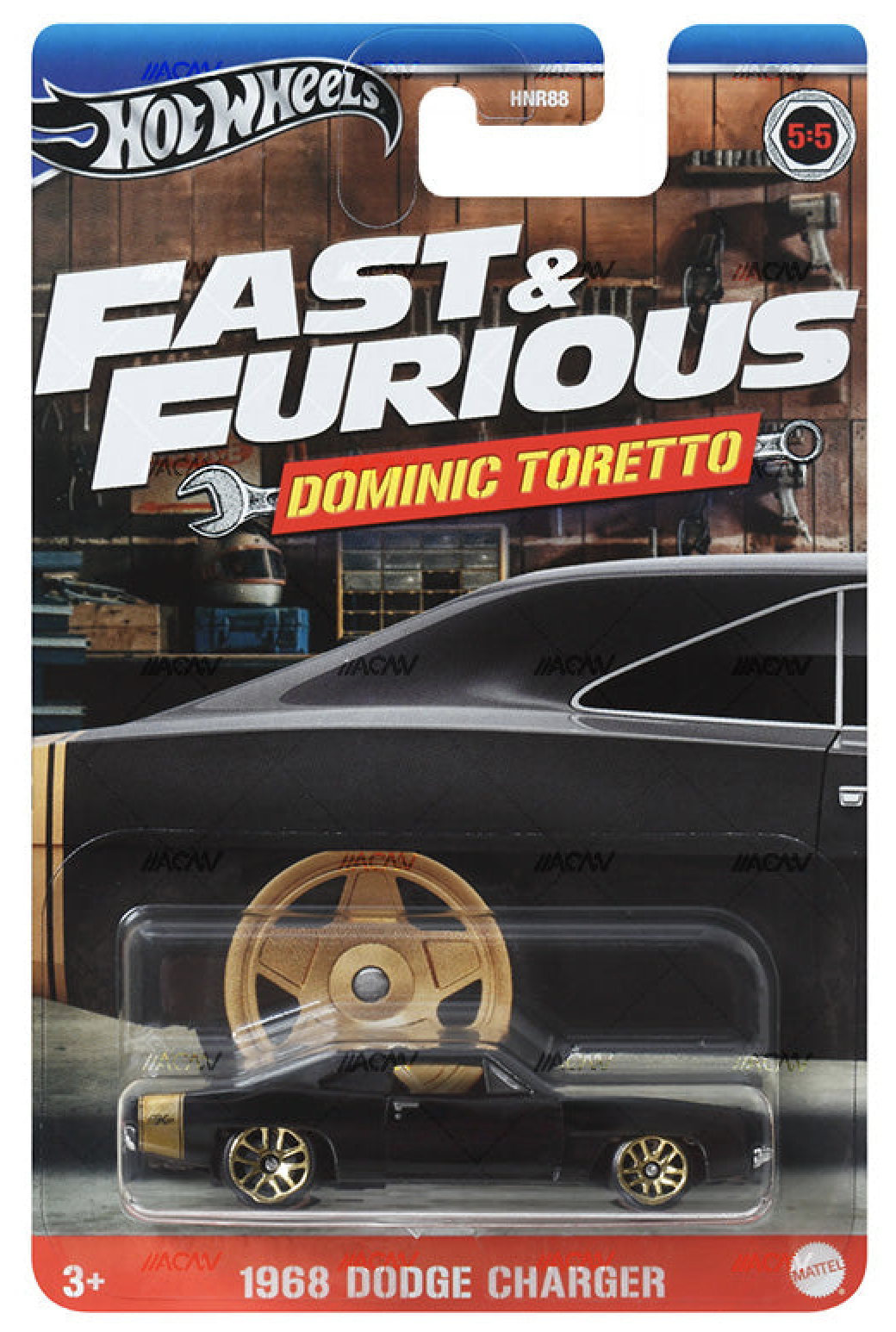 Hot Wheels Fast Furious HNR88 Dominic Toretto Serisi 1968 Dodge Charger