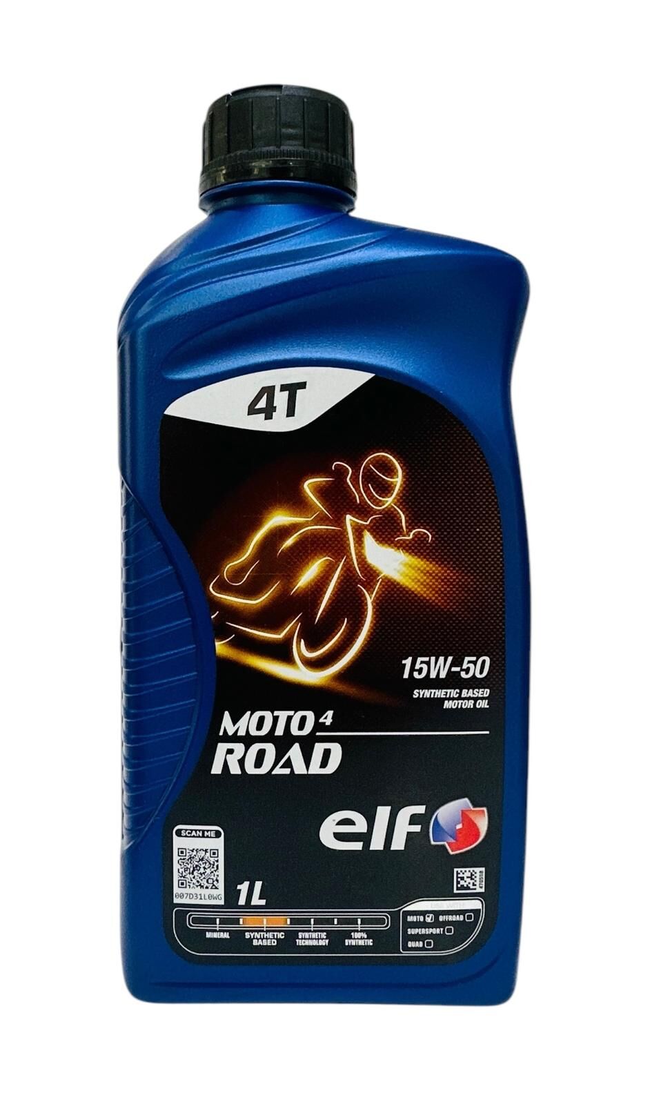 Elf Moto 4 Road 15W-50 Yarı Sentetik Motor Yağı 1L