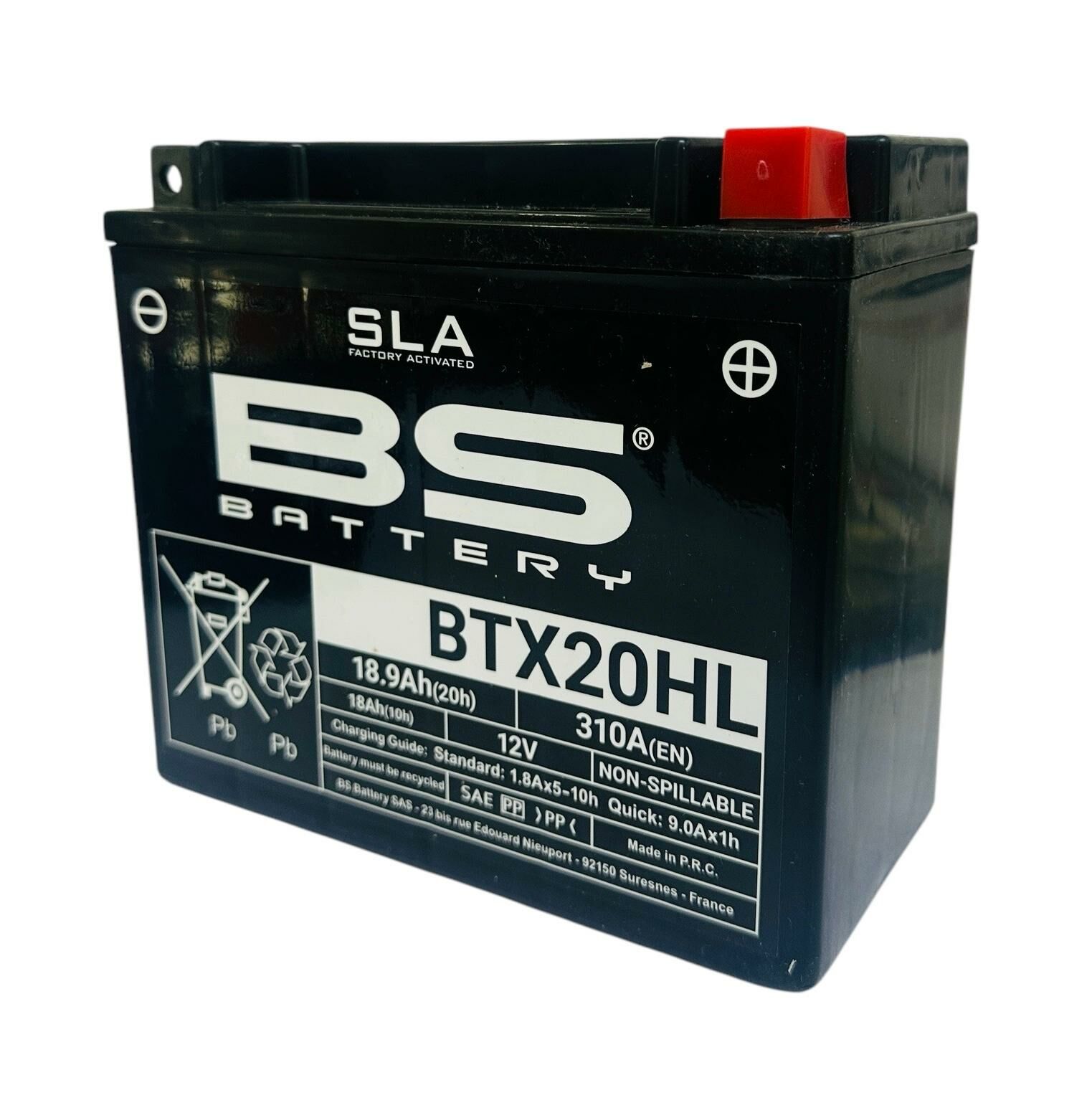 Harley Davidson FLSTF Fat Boy 1584 2000-2018 BS Battery BTX20HL-SLA ...