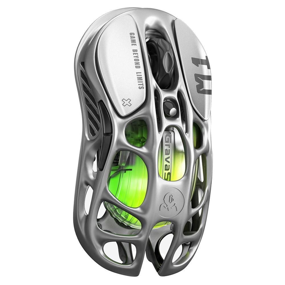 Gravastar Mercury M1 Pro Gri Süper Hafif Kablosuz Gaming Mouse - Njoy'da
