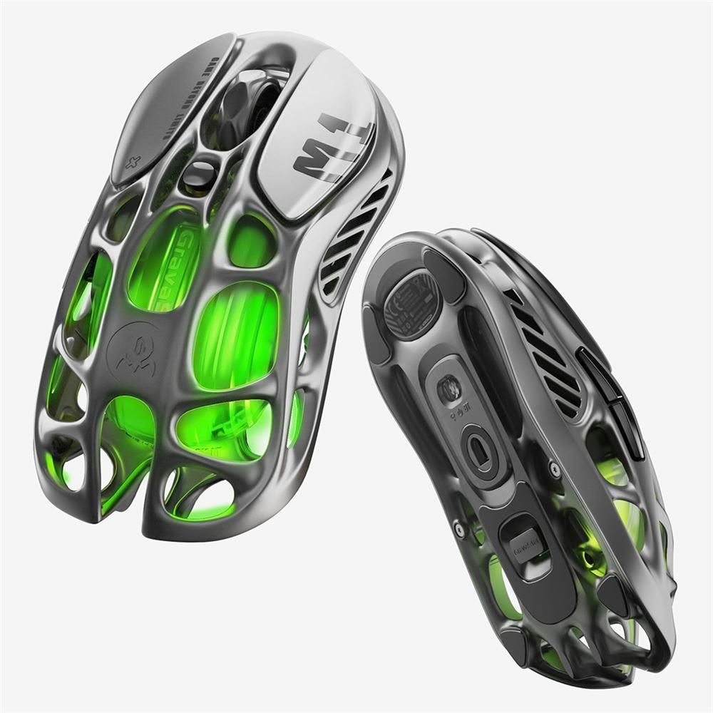 Gravastar Mercury M1 Pro Gri Süper Hafif Kablosuz Gaming Mouse - Njoy'da