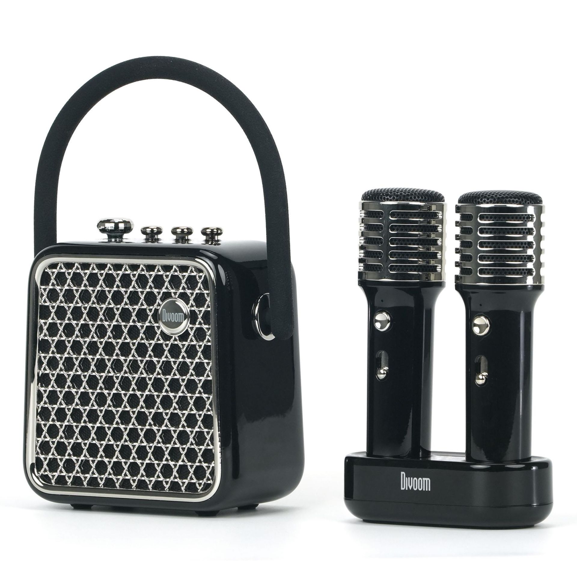 Divoom SongBird-SE Çift Mikrofonlu 18W Bluetooth Hoparlör Siyah - Njoy'da