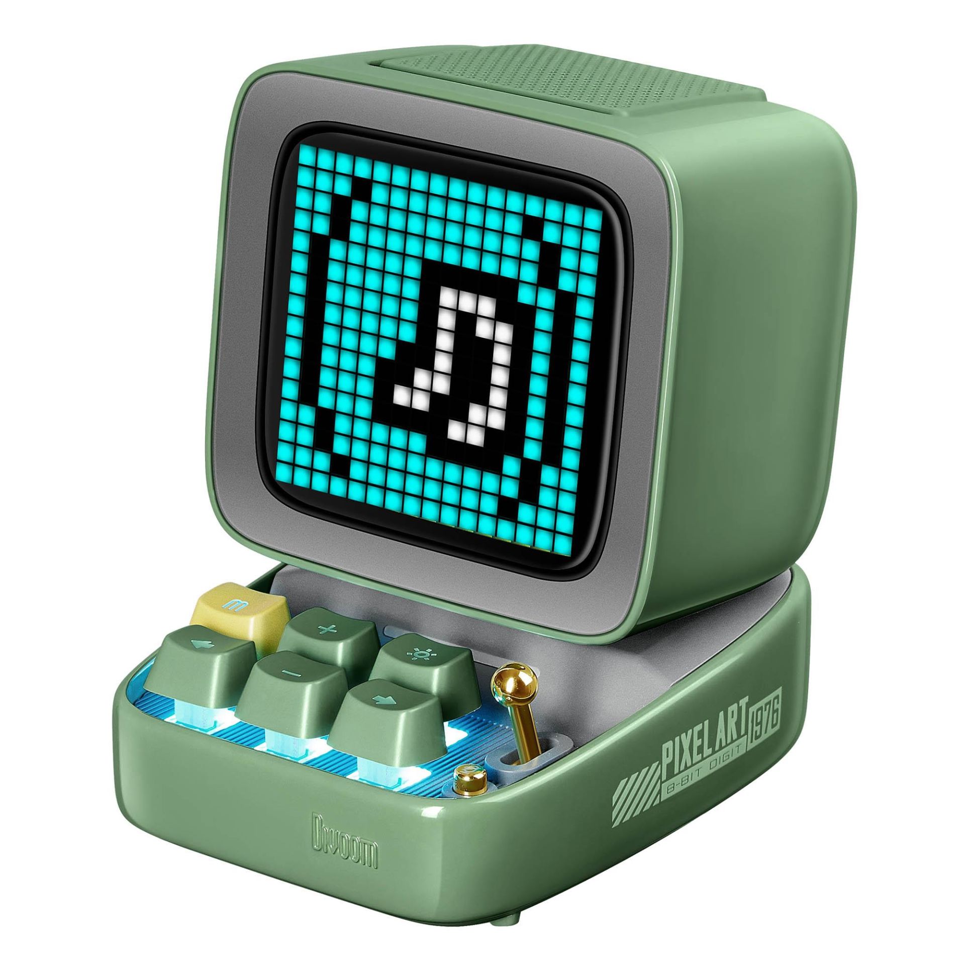 Divoom DitooMic Piksel Ekranlı Karaoke Mikrofonlu Bluetooth Hoparlör ...