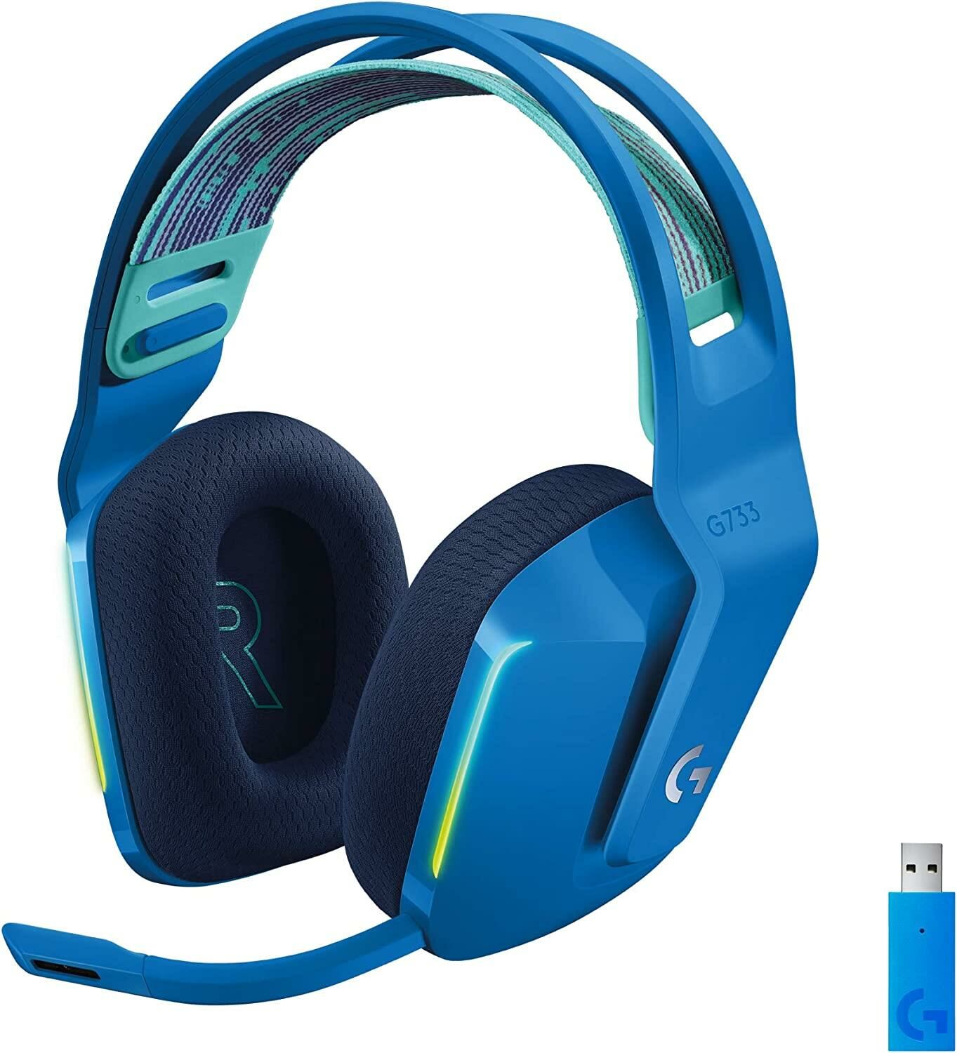 Logitech G733 Lightspeed RGB Kablosuz 7.1 Surround Ses Oyuncu Kulaklığı ... Logitech G733 Lightspeed RGB Kablosuz 7.1 Surround Ses Oyuncu Kulaklığı ...