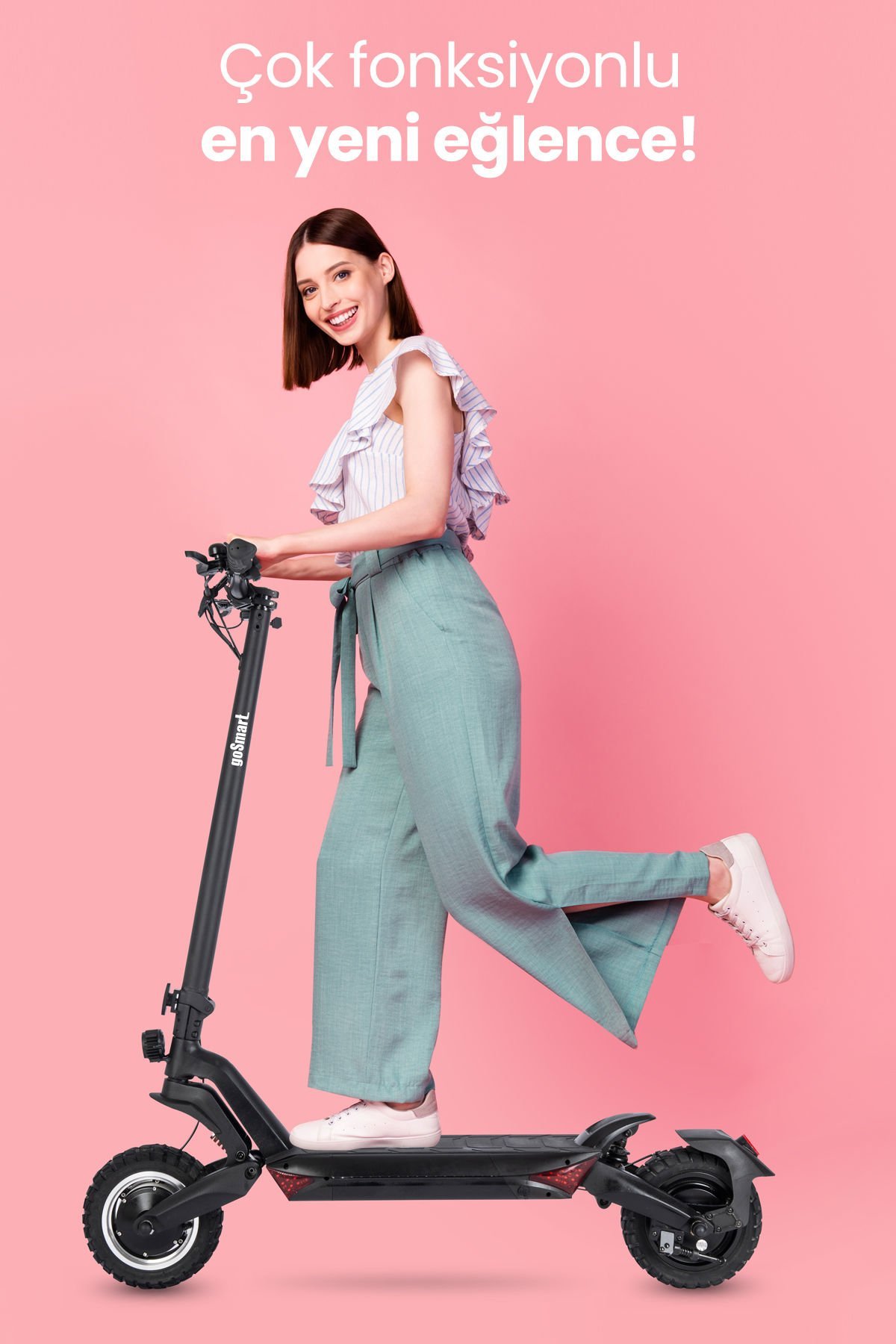 GoSmart VR 500 1600W Çift süspansiyonlu Elektrikli Scooter