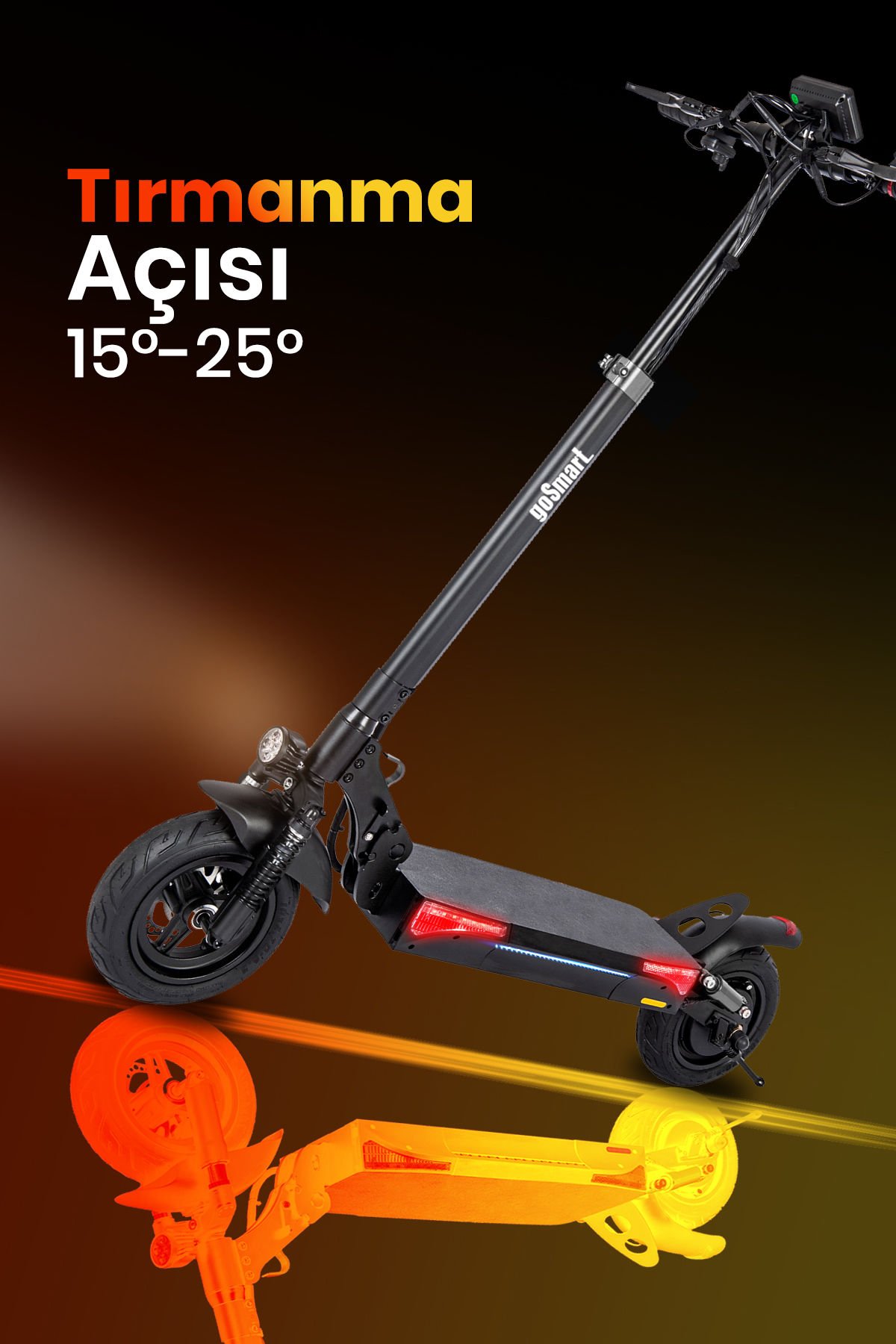 GOSMART XR200 ÖN VE ARKA SÜSPANSİYONLU ELEKTRİKLİ SCOOTER