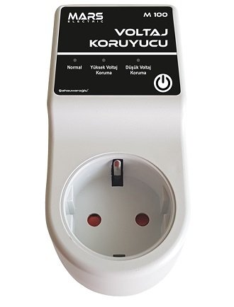 Mars M100 Voltaj Koruyucu (Kombi-Klima için) Priz Tip - Ücretsiz Sevk