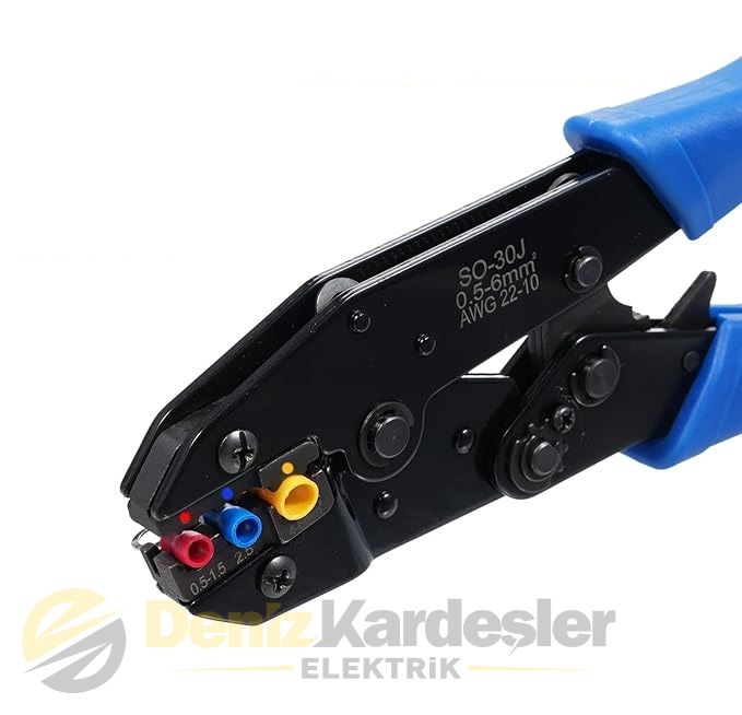 ŞAFAK YYT-7 0,50-6,00 mm2 TERMİNAL SIKMA PENSESİ