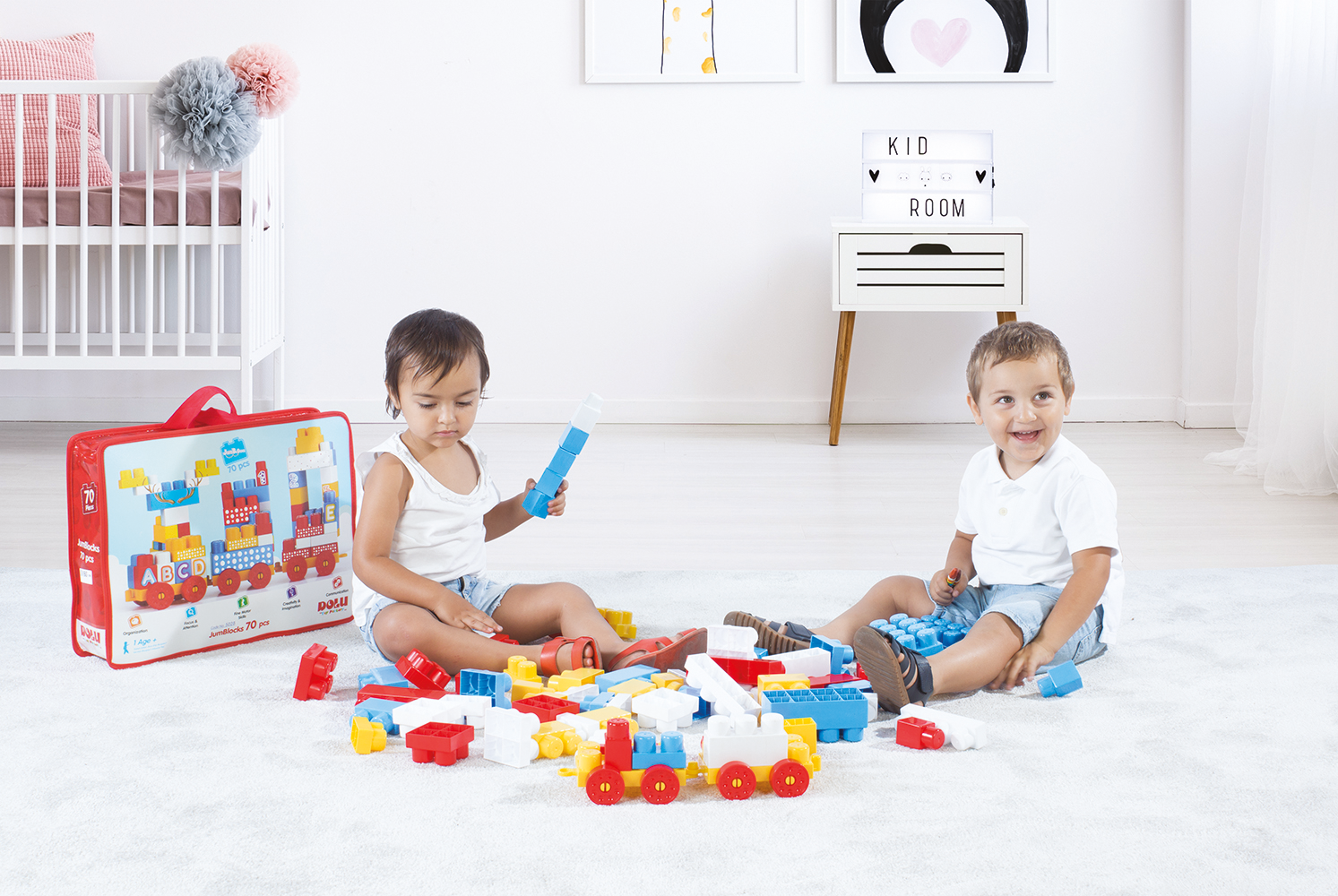 Dolu Çantalı Mega Blok 70 Parça