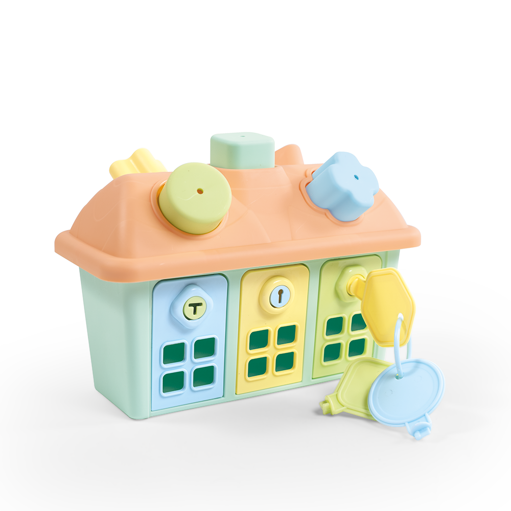 Dolu Happy Shape Sorter House - Lockable Door