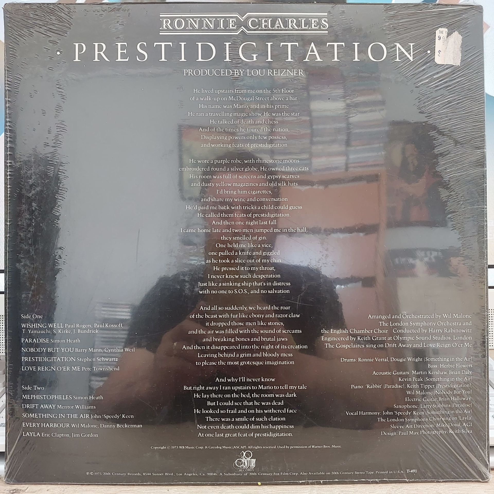 Ronnie Charles – Prestidigitation LP PLAK Ronnie Charles – Prestidigitation LP PLAK