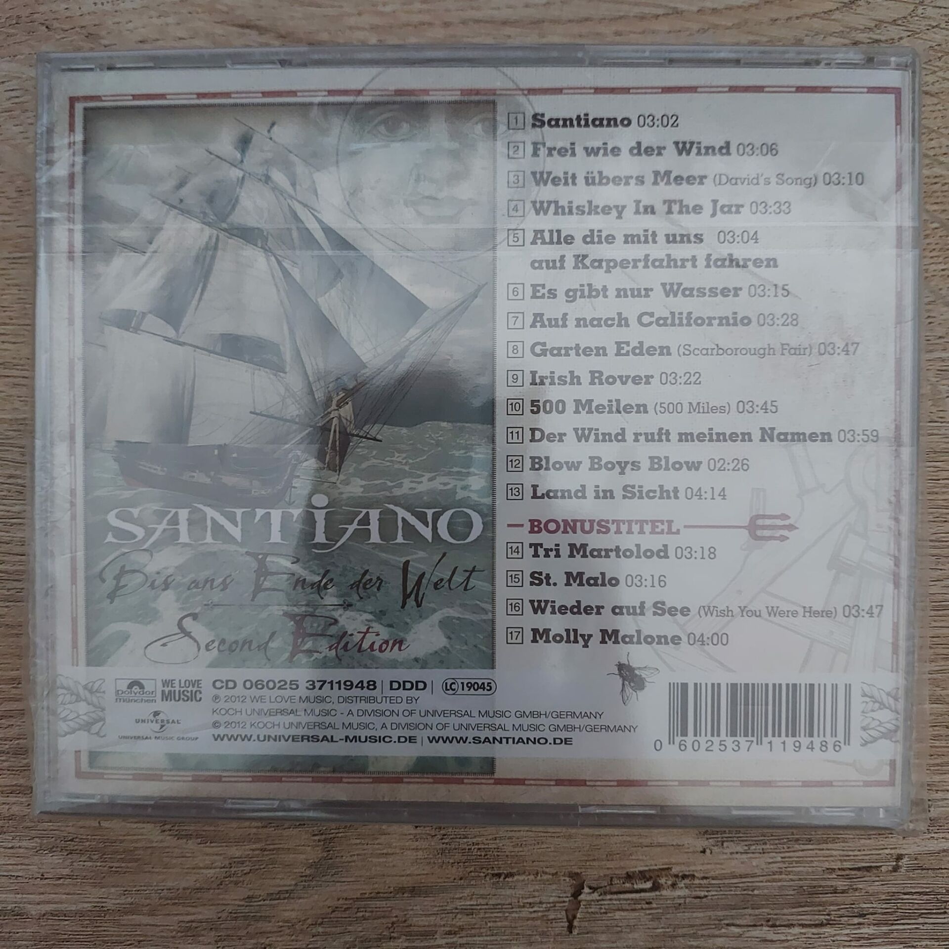 Santİano Bİs Ans Ende Der Welt Cd