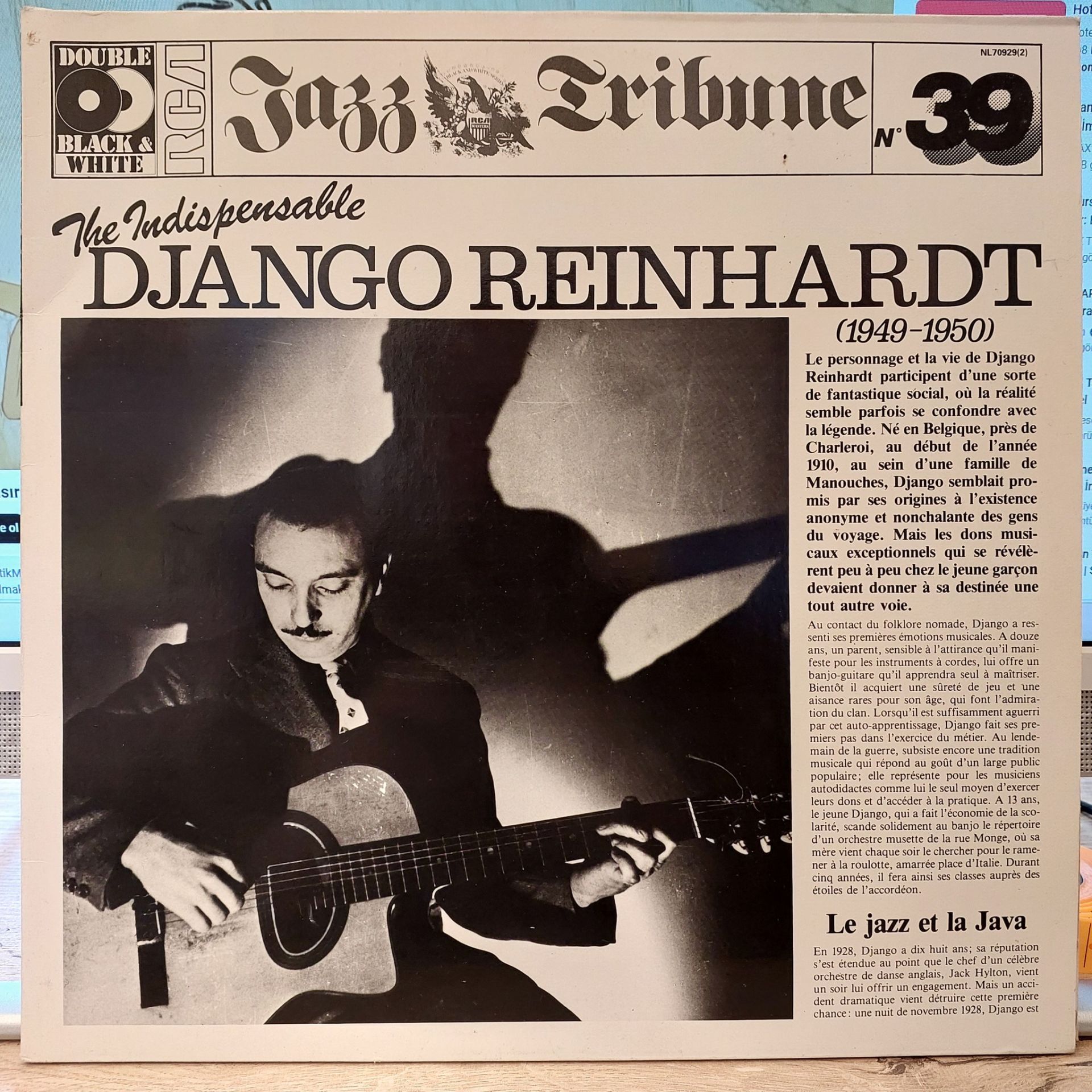 Django Reinhardt – The Indispensable Django Reinhardt (1949-1950) LP PLAK