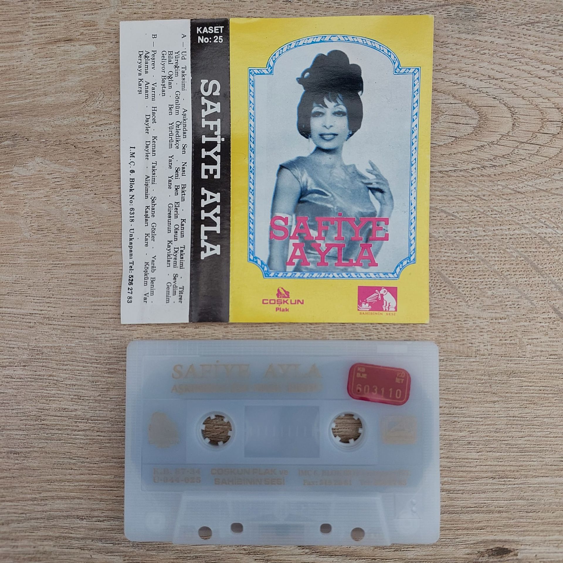 SAFİYE AYLA - AŞKINDAN SEN NASIL BIKTIN KASET SAFİYE AYLA - AŞKINDAN SEN NASIL BIKTIN KASET