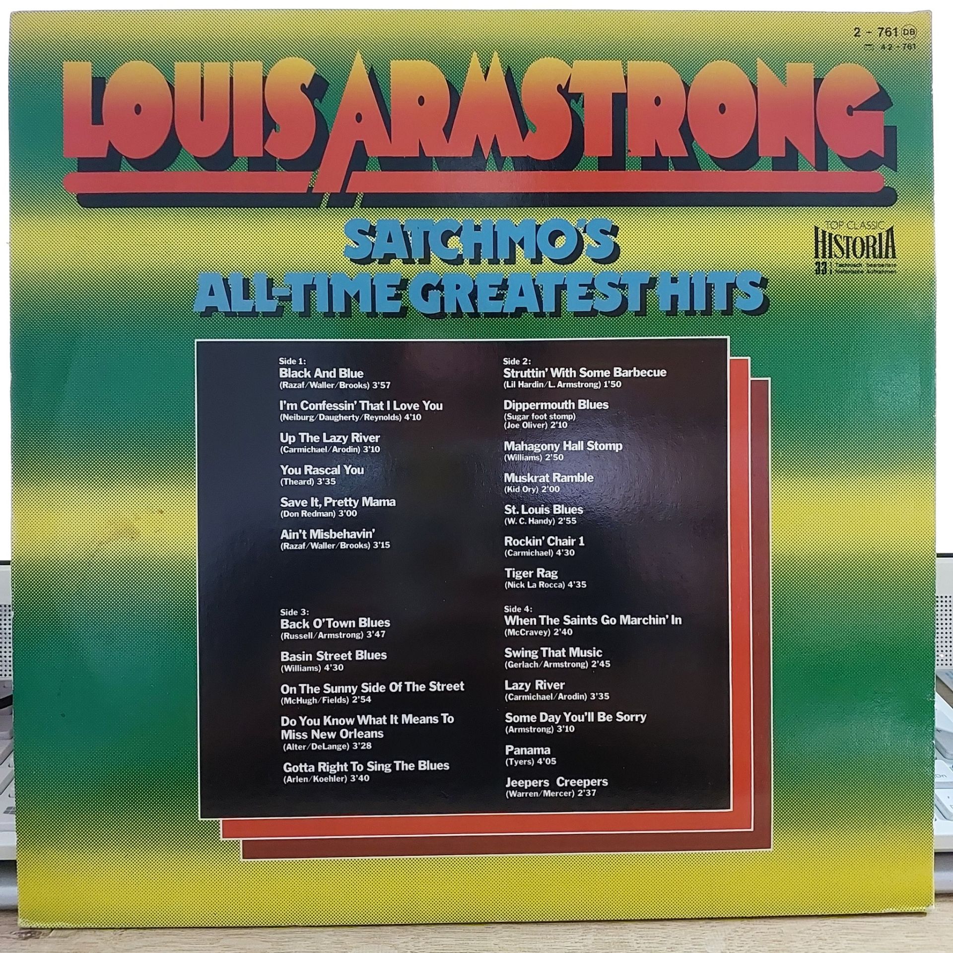 Louis Armstrong – Satchmo's All-Time Greatest Hits LP PLAK Louis Armstrong – Satchmo's All-Time Greatest Hits LP PLAK