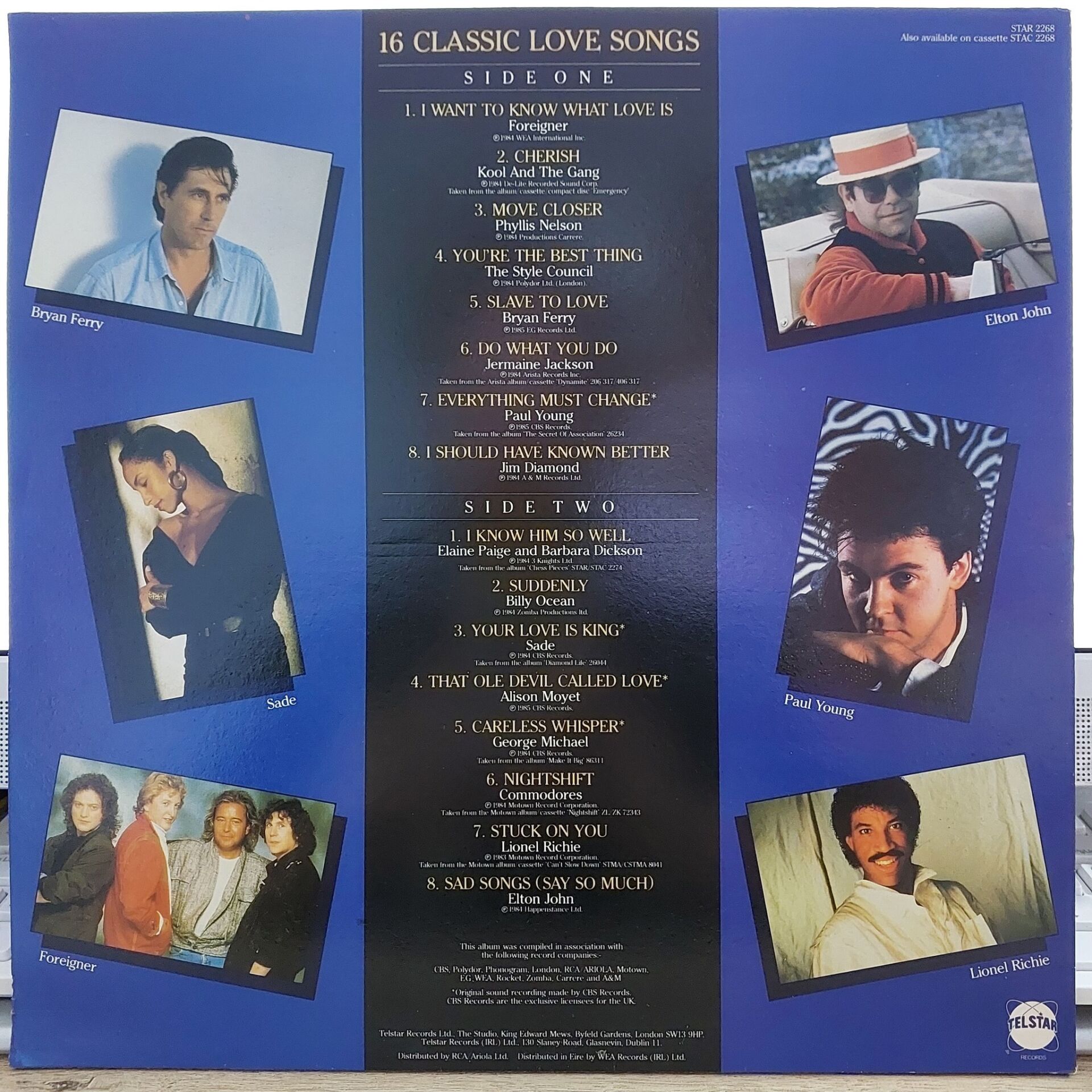 Various The Love Album 16 Classic Love Songs Lp Plak