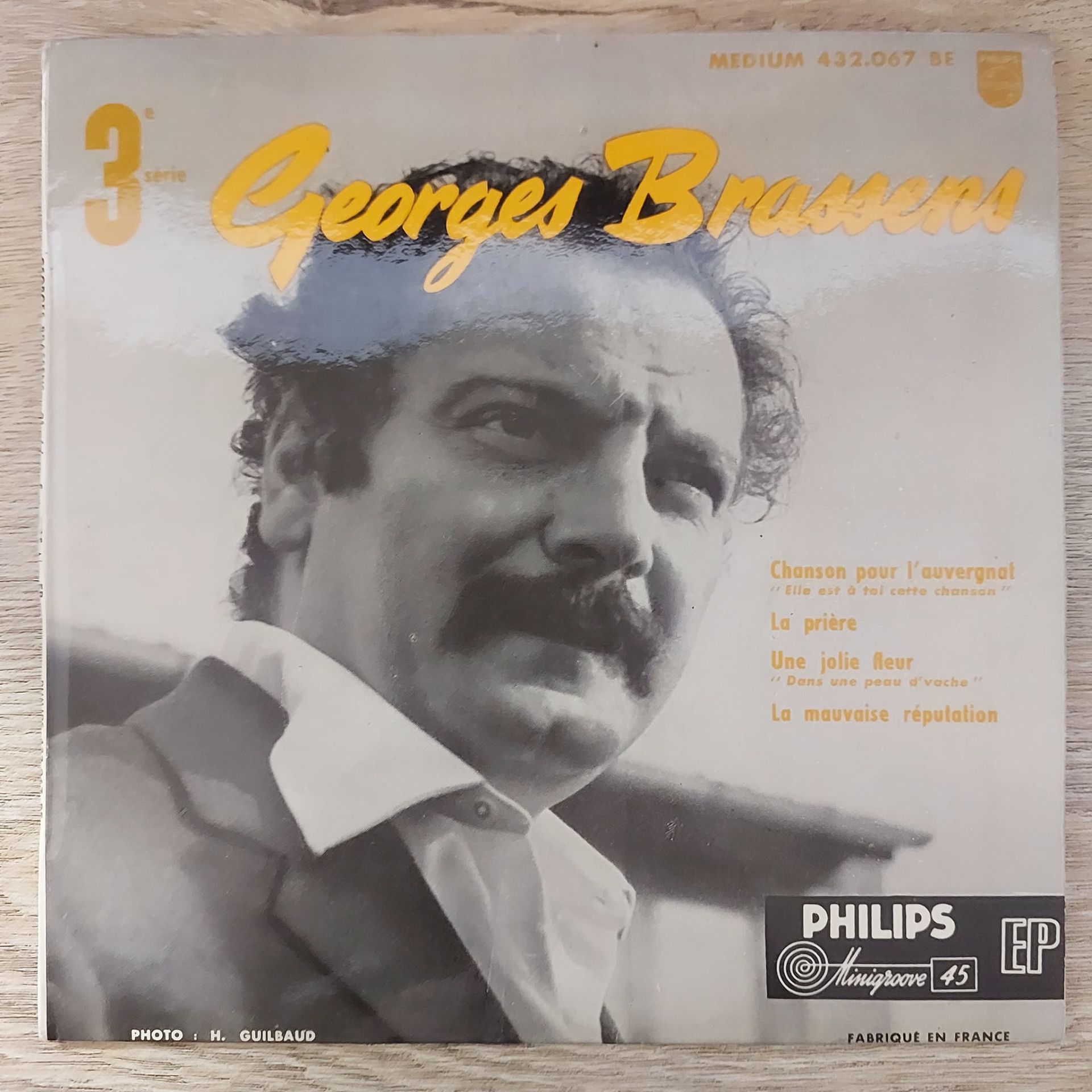 Georges Brassens – 3e Série 45LİK PLAK Georges Brassens – 3e Série 45LİK PLAK