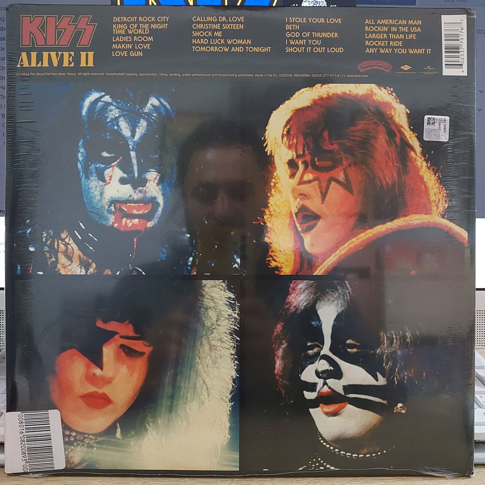 KİSS – ALİVE 2 LP PLAK