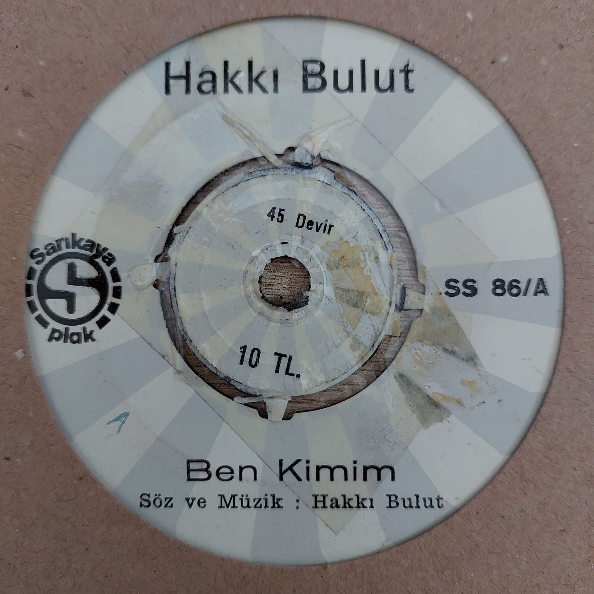 HAKKI BULUT - BEN BUYUM 45LİK PLAK HAKKI BULUT - BEN BUYUM 45LİK PLAK