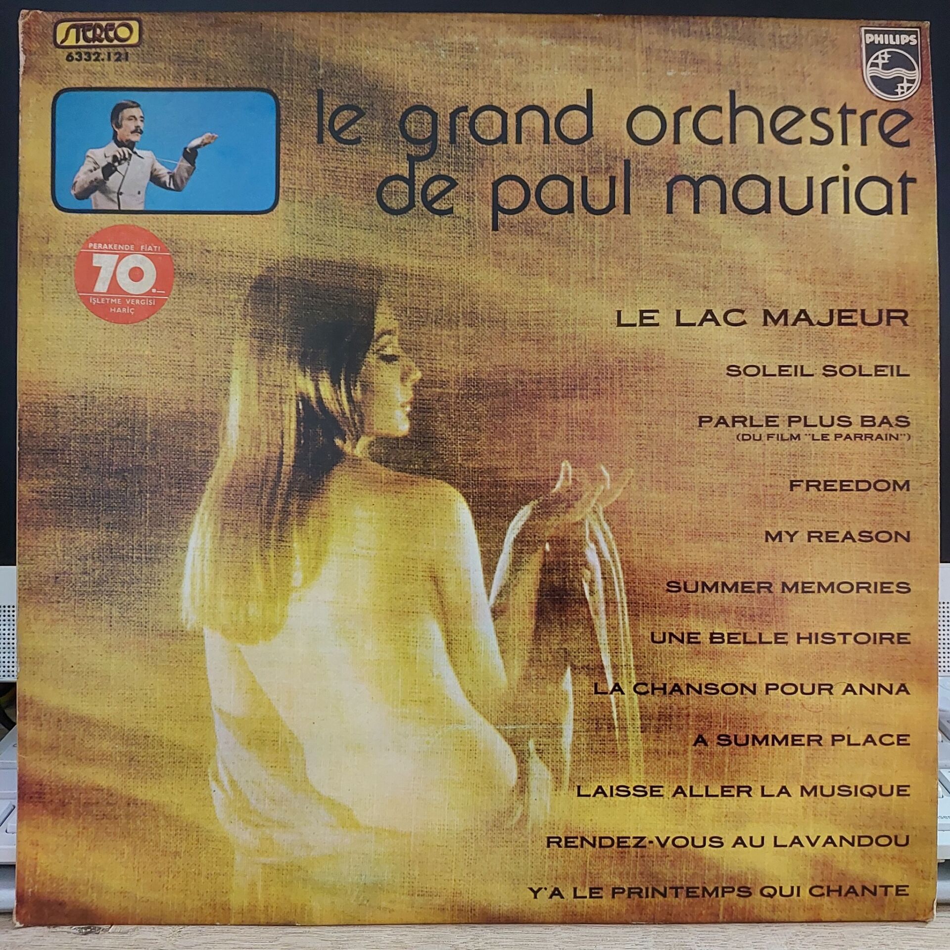 Le Grand Orchestre De Paul Mauriat Le Lac Majeur Lp Plak 0337