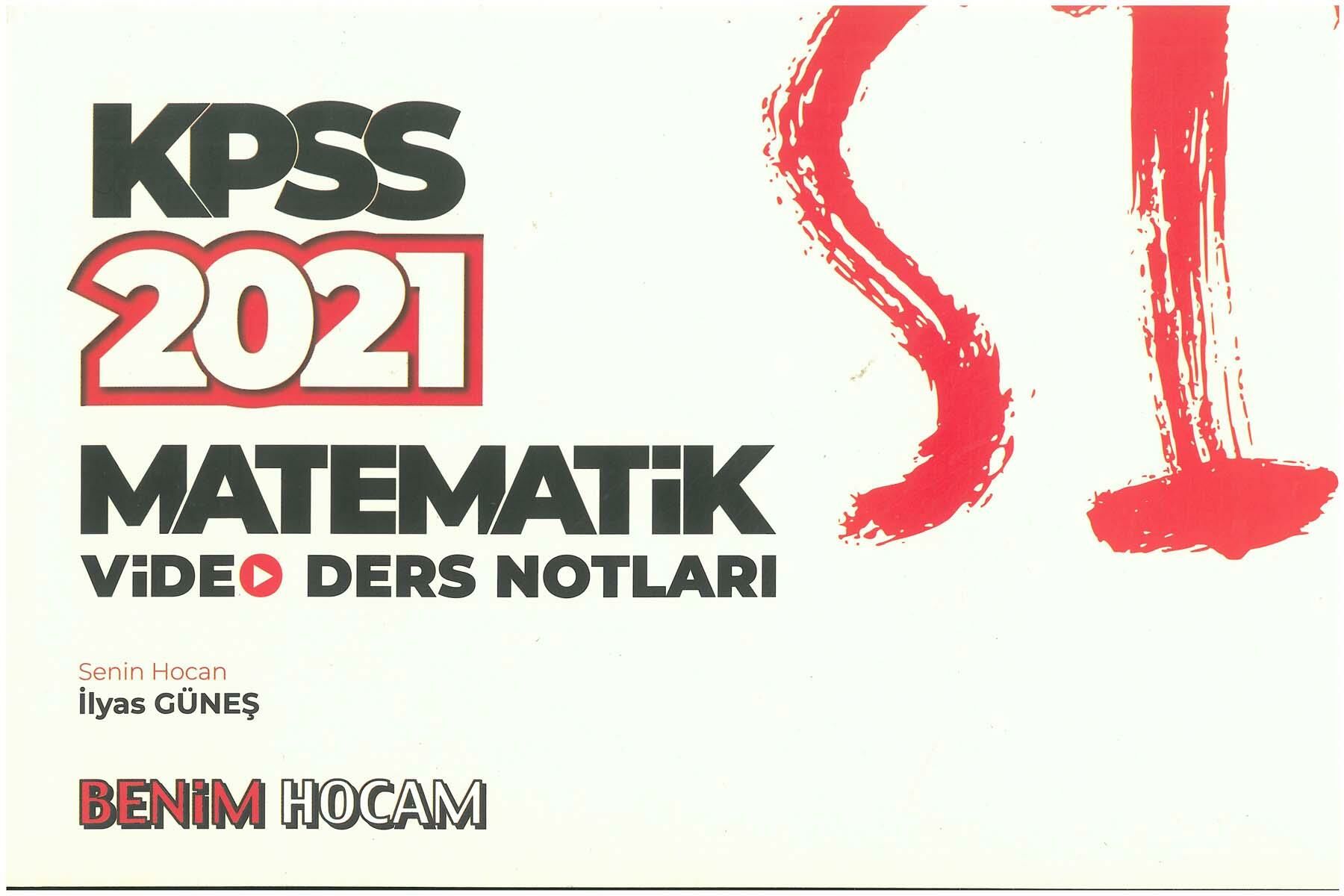 Benim Hocam 2021 KPSS Matematik Video Ders Notları Benim Hocam 2021 KPSS Matematik Video Ders Notları