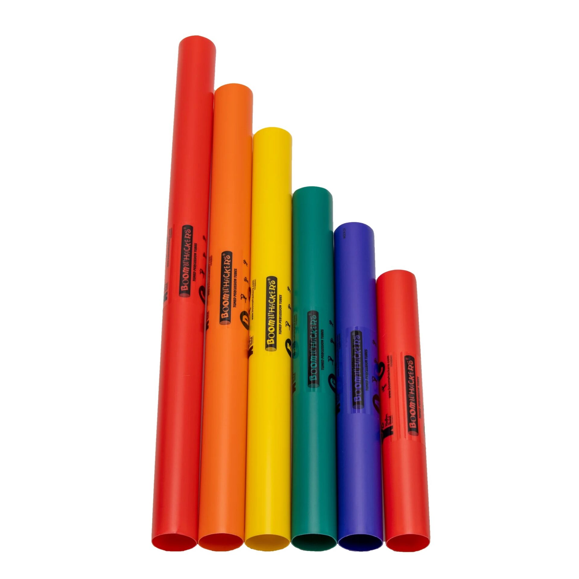 Boomwhackers 6-Nota Do Major Pentatonic Set (C, D, E, G, A, C)