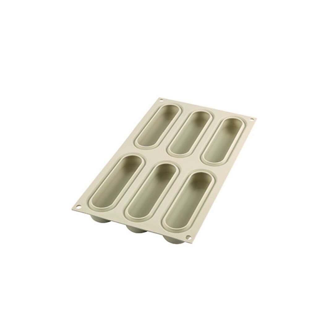 Silikomart 6'lı Kıt Pop Eclaır Mini Ekler Kalıbı