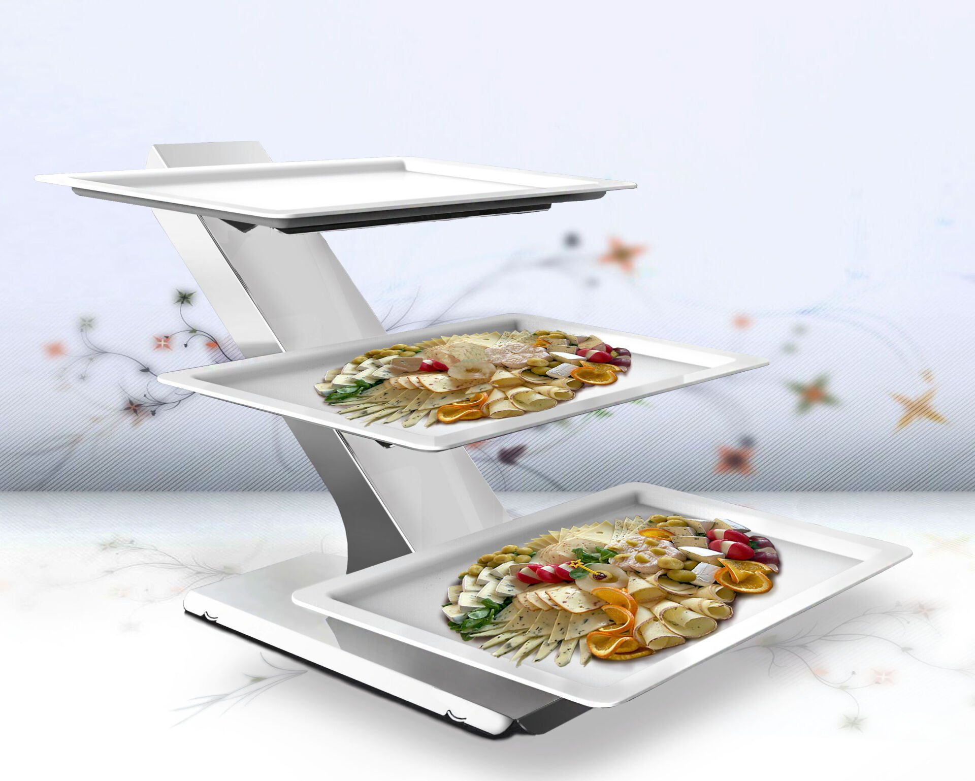 Güren Metal Sea Tray Presentation Stand