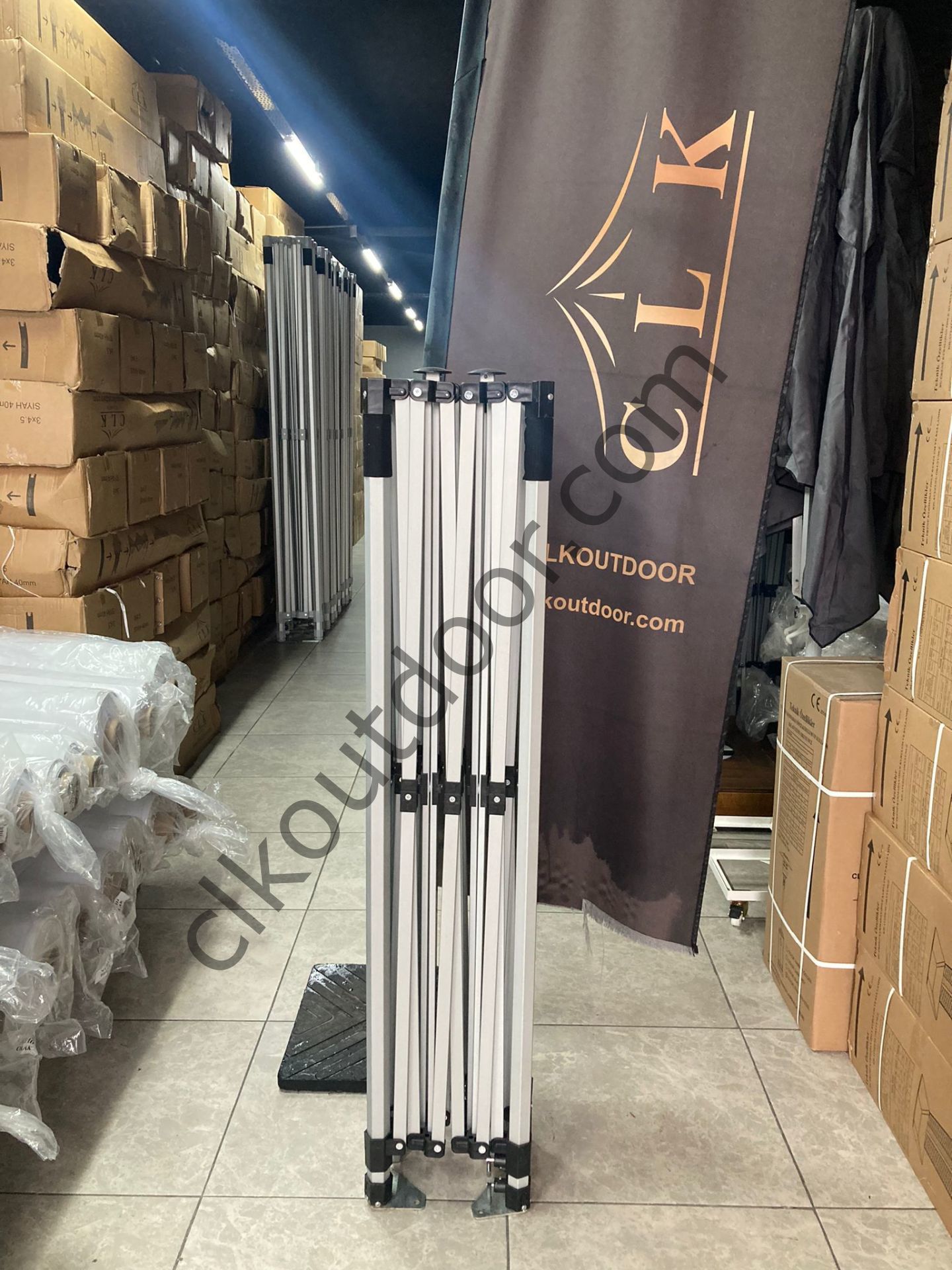 CLK Outdoor CLK 3x4,5 mt Karavan Çadırı Kış Bahçesi 40 mm Alüminyum ...