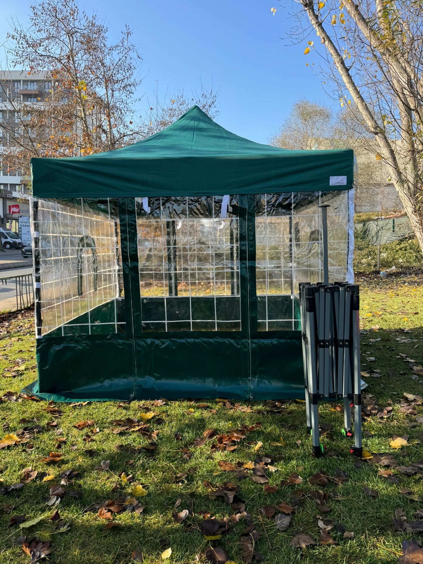 CLK Outdoor CLK 3x3 40mm Kısa Bagaj Boy 115 cm İskelet Profil Kış ...