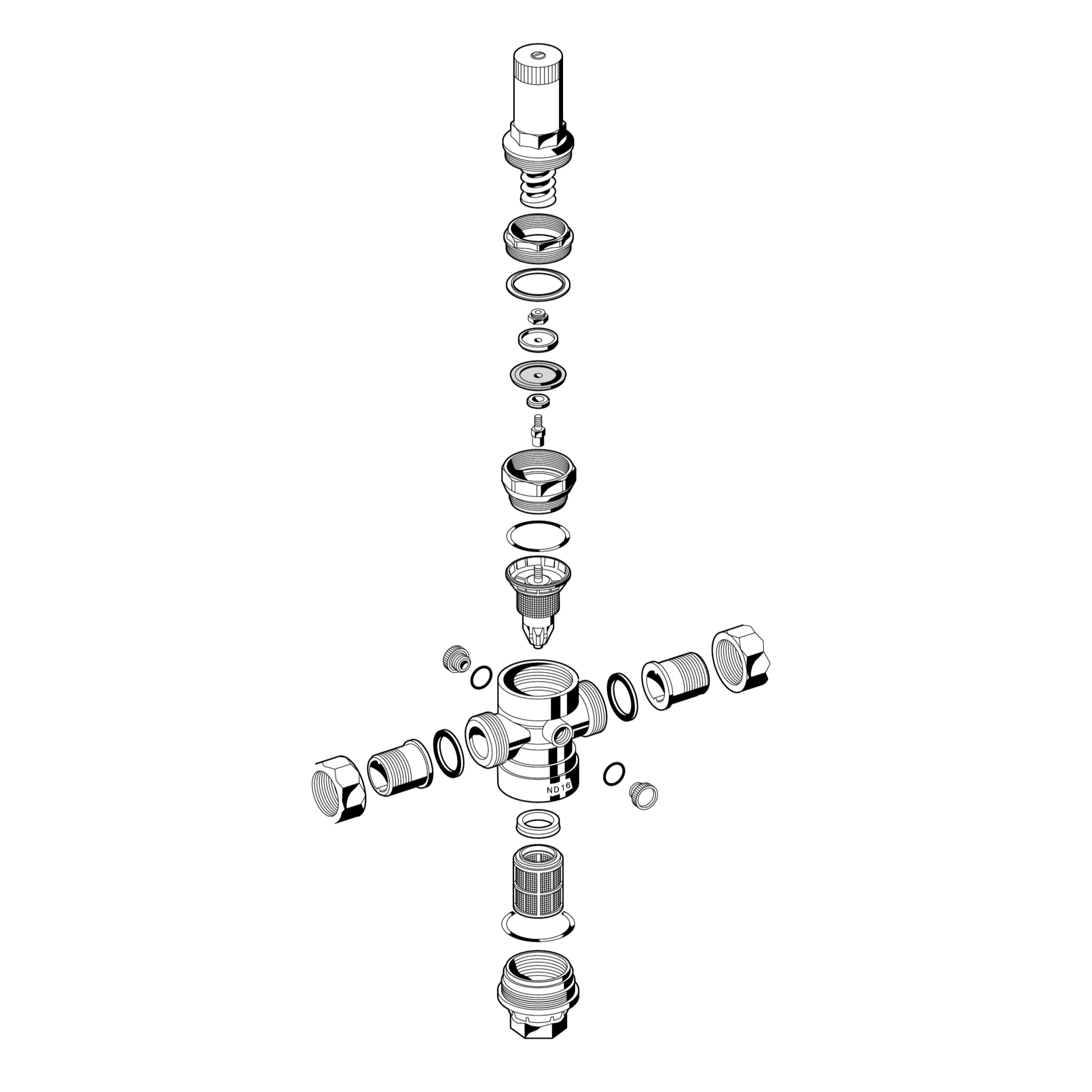 Resideo Braukmann DN15 Entegre Filtreli Basınç Düşürücü Vana - D06FN-1 ...