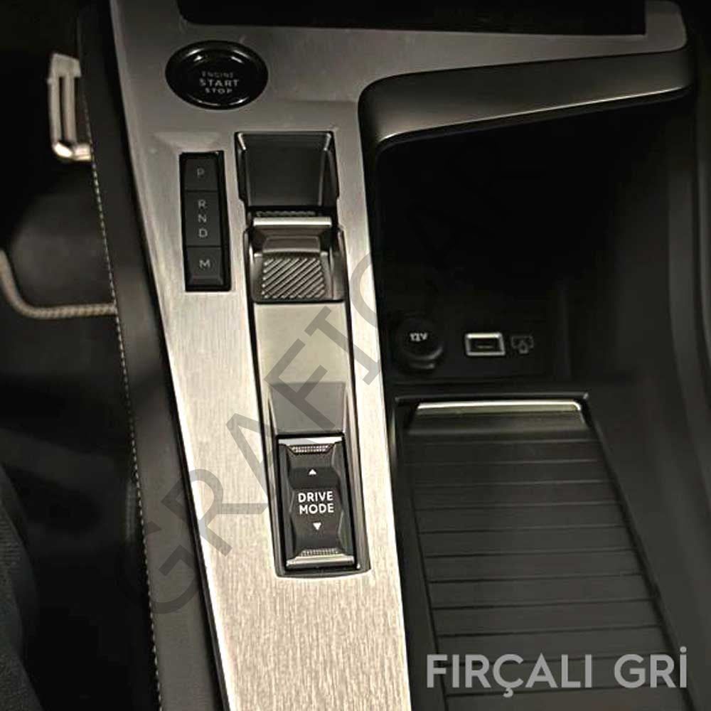 Peugeot 308 P5 İç Trim Orta Konsol Kaplama Set Ppf Parlak Şeffaf