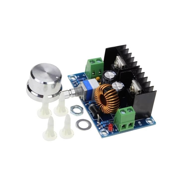 XL4016 8A Ayarlanabilir Ayar Potlu DC/DC Voltaj Düşürücü XH-M401 | Rakun Robotik