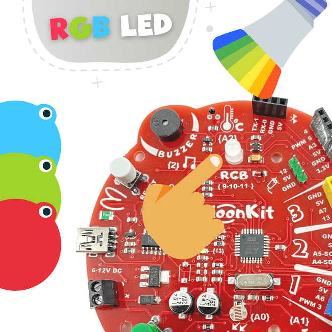 BaloonKit - Robotik Kodlama Seti Kırmızı | Rakun Robotik