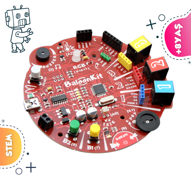 BaloonKit - Robotik Kodlama Seti Mavi | Rakun Robotik