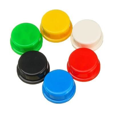 4 Pin 12x12 Push Buton ve Kapak | Rakun Robotik