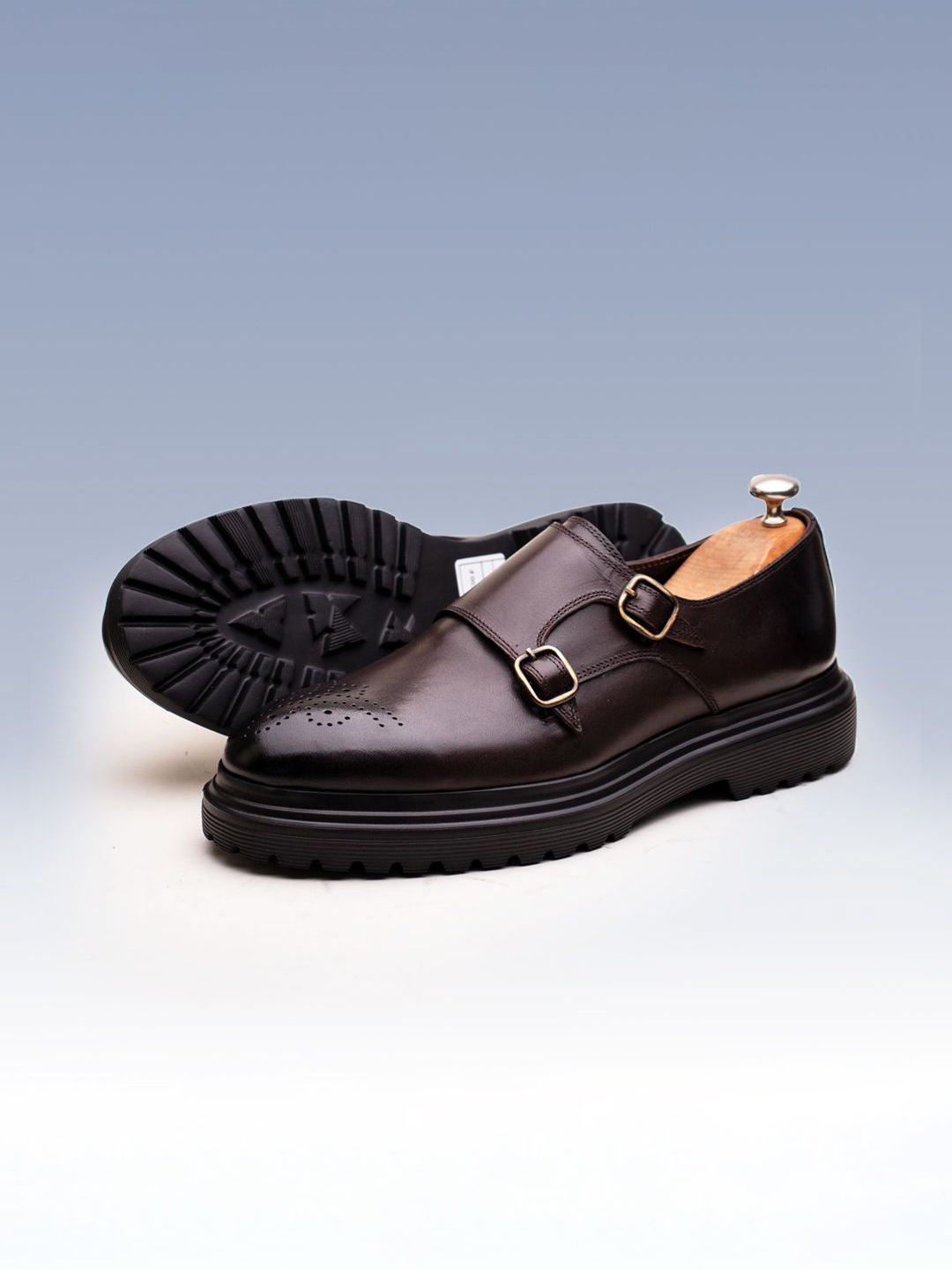 COFFEE BREEZE HAKİKİ DERİ KLASİK AYAKKABI KAHVE - 42