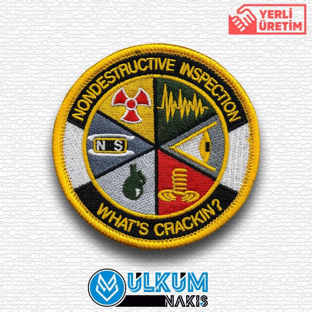 Nakış Patch | Ülküm Nakış | Nondestructive Inspection Patch
