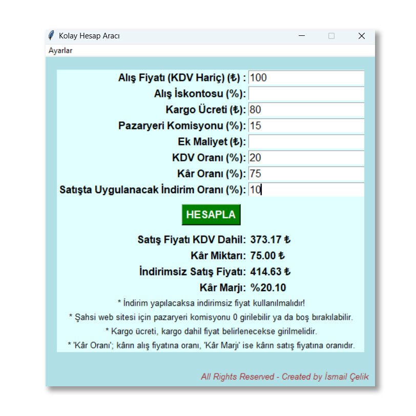 Pazaryeri Siteleri - Web Sitesi Ürün Satış Fiyatı ve Kâr Hesaplama Programı Pazaryeri Siteleri - Web Sitesi Ürün Satış Fiyatı ve Kâr Hesaplama Programı